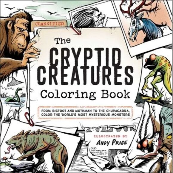 Andy Price | Other | The Cryptid Creatures Coloring Book From Bigfoot ...